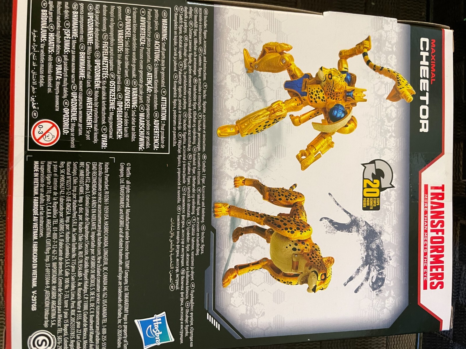 Transformers, War For Cybertron Trilogy Netflix Kingdom Deluxe Cheetor NIB