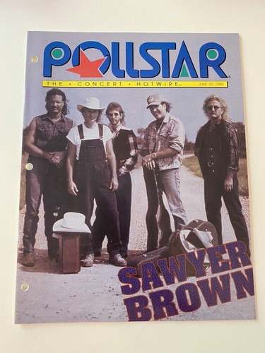 Pollstar Magazine Sawyer Brown June 22, 1992 NM | eBay