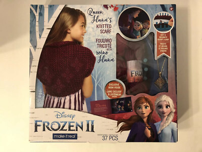 Make It Real Disney Frozen 2 Queen Iduna's Knitted Scarf Arts & Crafts ...