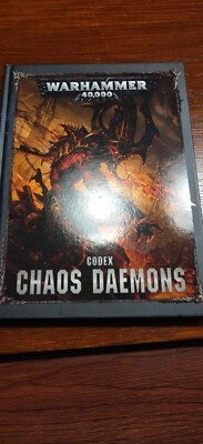 Games Workshop Warhammer 40k 8th Edition Codex Chaos Daemons OOP Mint ...