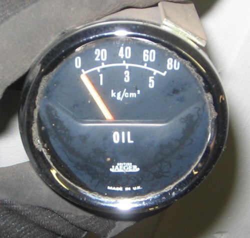 Sunbeam Alpine V Tiger II Smiths Jaeger Oil Pressure Gauge PL 2303/07A ...