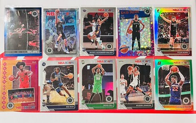 NBA Hoops Premium Stock 10 Card Lot - Herro Tacko Coby White Durant ...