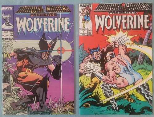 Marvel Comics Presents Wolverine #1 and #4 (1988) | eBay