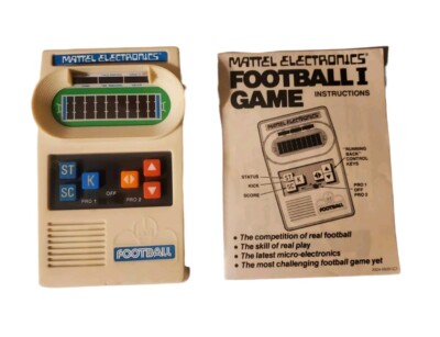 Football Mattel (1977) Retro Handheld Games