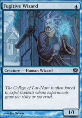 MTG: Fugitive Wizard [Moderately Played] 9th Edition Magic the ...