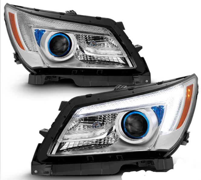 Fit 2014-2016 Buick LaCrosse Halogen LED Tube Pair RH & LH Headlights ...