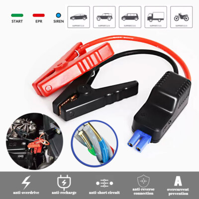 Jumper Cable EC5 Connector Smart Booster Battery Clamp for Car Jump ...