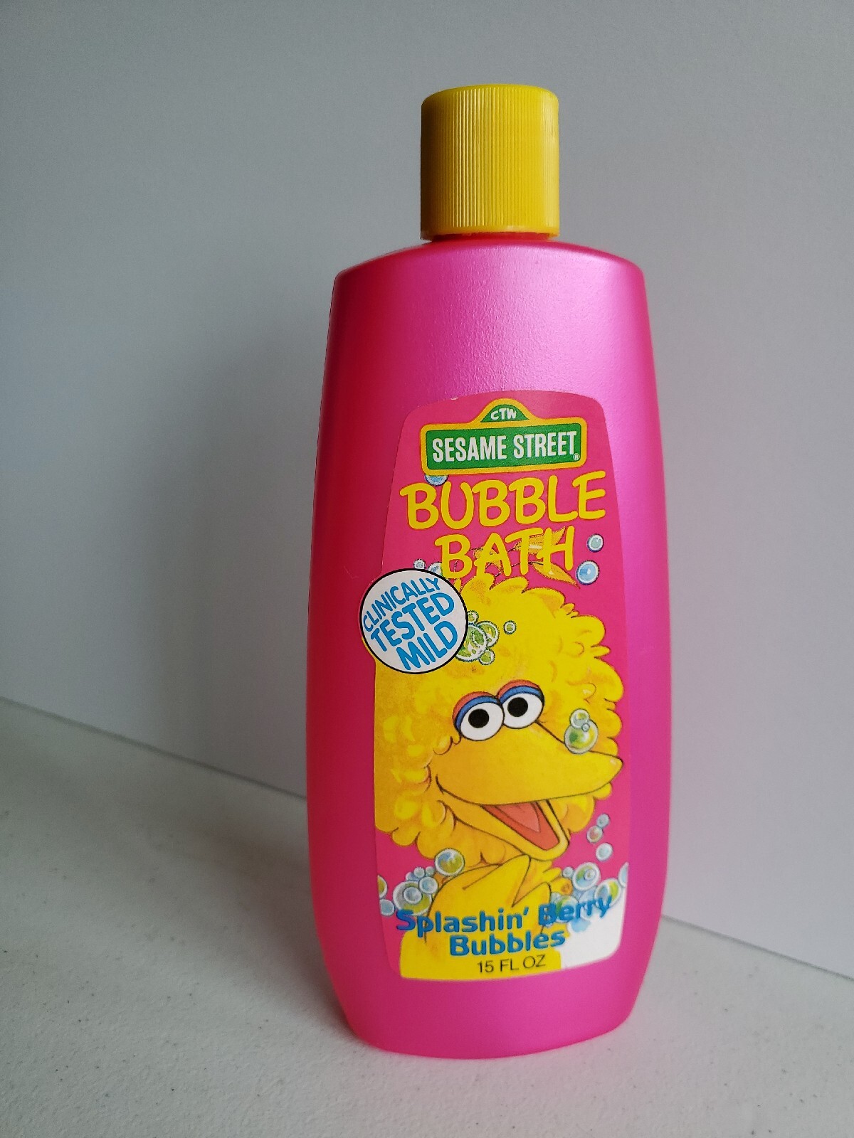 Vintage 1991 Sesame Street Bubble Bath Splashin Berry Bubbles 15 Oz Big ...