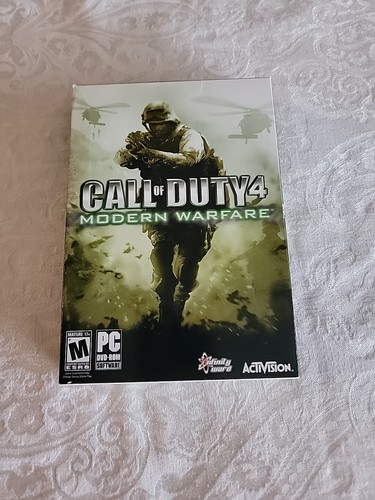 Call of Duty 4 : Modern Warfare (PC, 2007) Activision with Key Code and ...