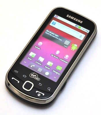 Samsung Intercept M910 Android Phone Virgin-Mobile GREY bluetooth GPS ...