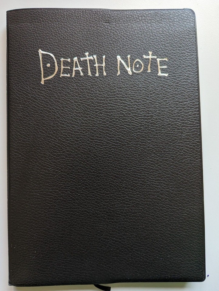 Death Note Cosplay A5 Notebook Lined Note Pad Book Journal Anime Manga ...