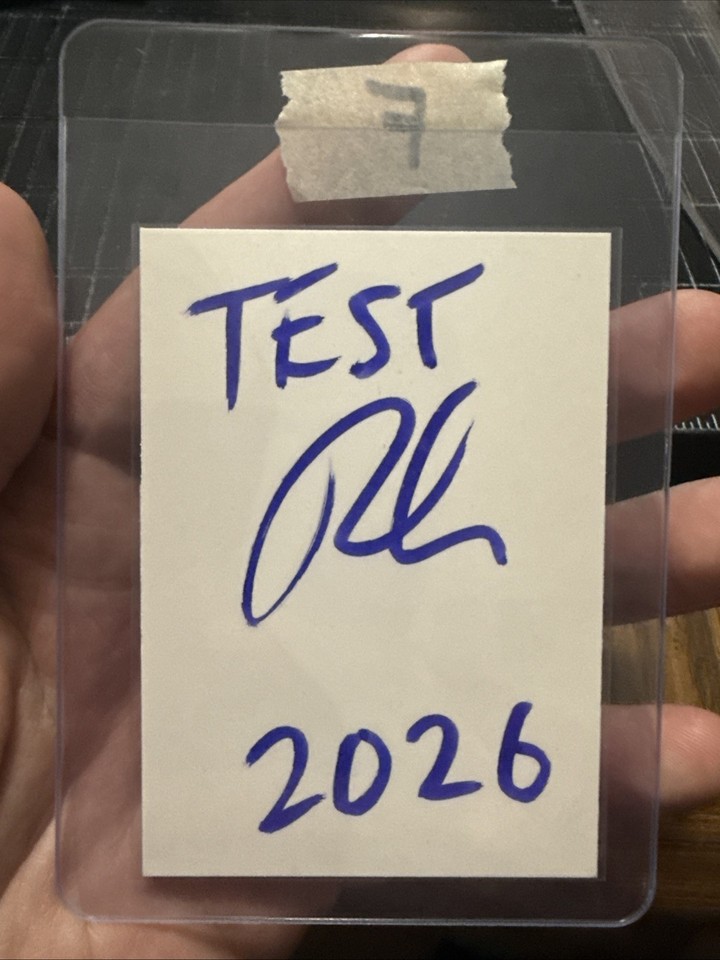 SSP Sydney Sweeney Holo Test Custom Trading Card By MPRINTS Signed By ...