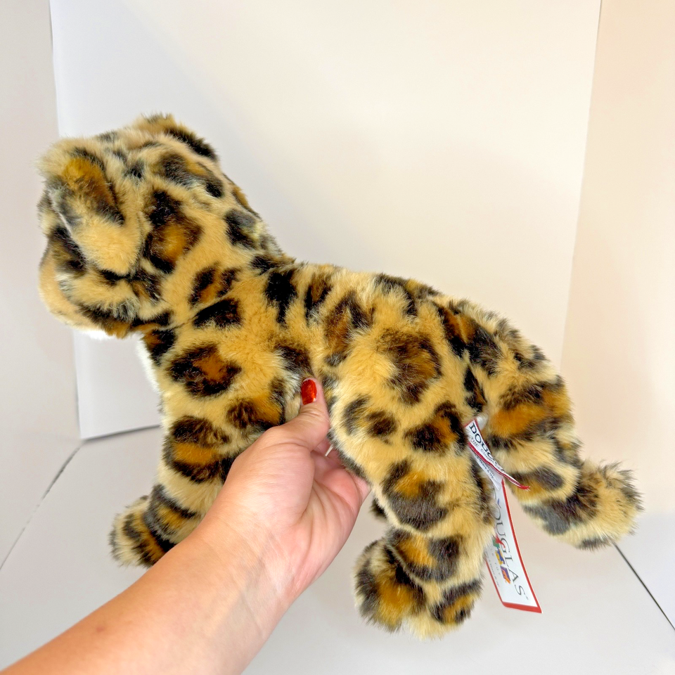 Douglas Leopard Plush Cub Cat Stuffed Animal Toy Spotted 16" New Tags ...
