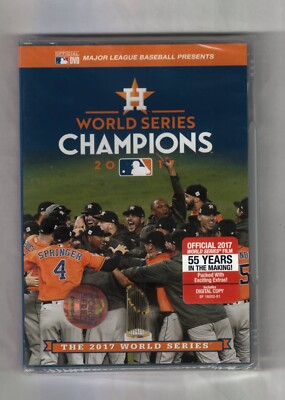 NEW OFFICIAL MLB DVD: WORLD SERIES CHAMPIONS 2017 Houston Astros, Bonus ...