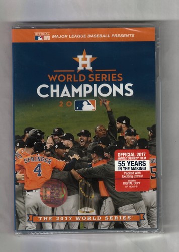 NEW OFFICIAL MLB DVD: WORLD SERIES CHAMPIONS 2017 Houston Astros, Bonus ...