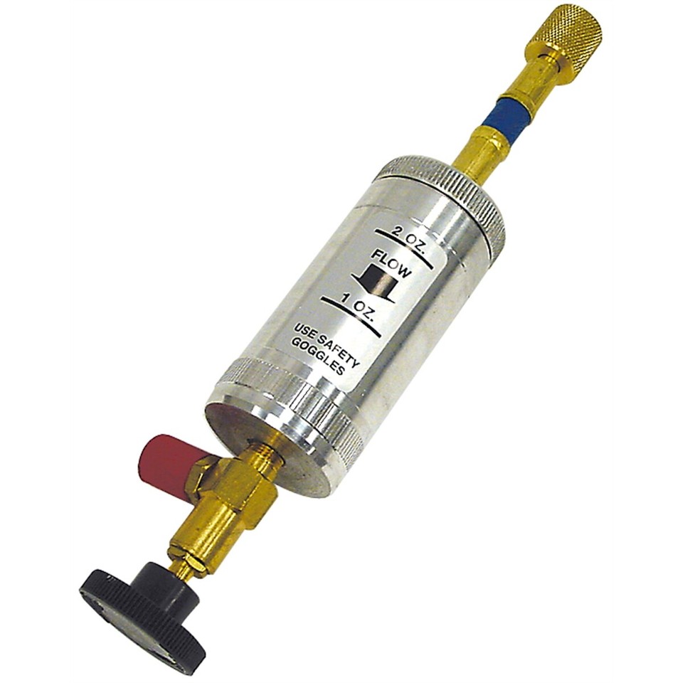 Mastercool 82375 R134A Oil Injector Silver Metal Can 2oz New Free ...