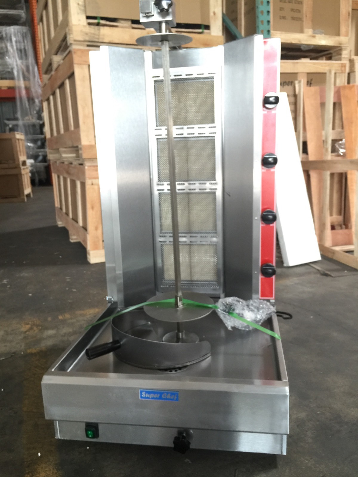 NEW VERTICAL GYRO BROILER GYROS TROMPO Shawarma NATURAL GAS | eBay