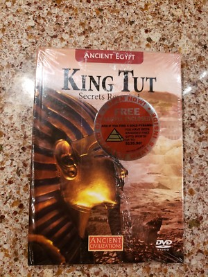 King Tut : Secrets Revealed ANCIENT EGYPT # 19 DVD Hardcover Book NEW ...