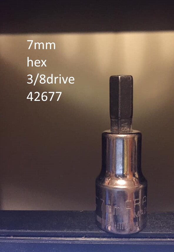 USA MADE 7mm sockets 1/4 3/8 drive price each 6pt 12pt many vintage ...