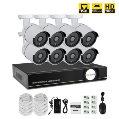 Imatek Video Surveillance Kit, 8pcs IR Bullet Camera 1.3MP with Recorder | eBay