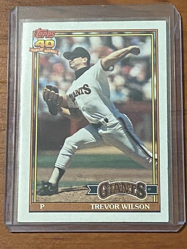 1991 Topps - #96 Trevor Wilson San Francisco Giants | eBay