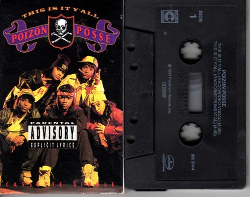 Poizon Posse This Is It Yall Stompin 1993 Cassette Tape Single Rap ...