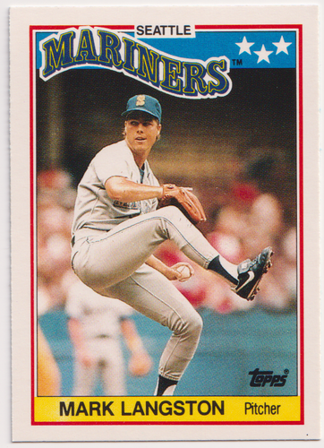 1988 Topps UK #42 Mark Langston Seattle Mariners | eBay