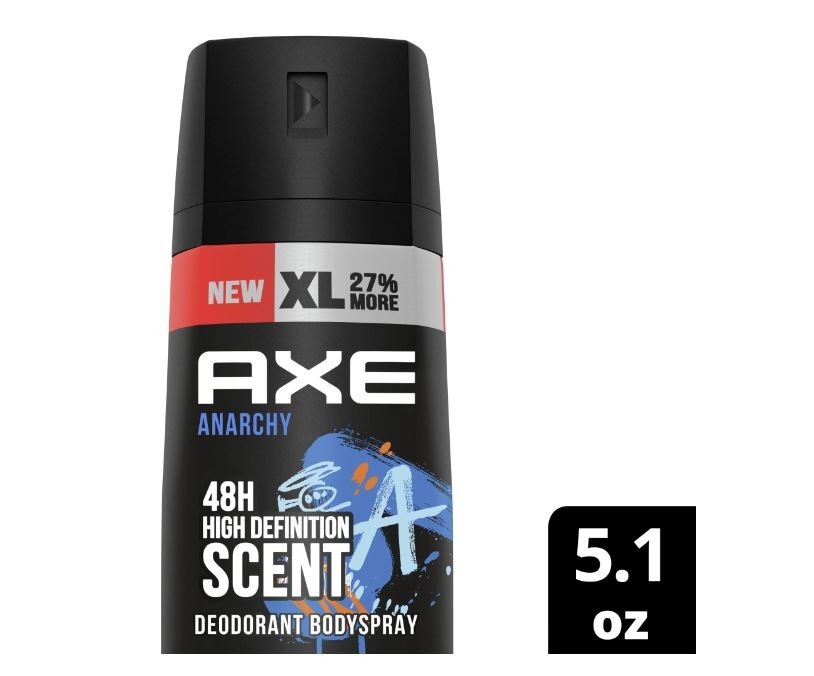 Axe for Men Anarchy 48 Hour Protection Deodorant Body Spray XL 5.1 oz ...