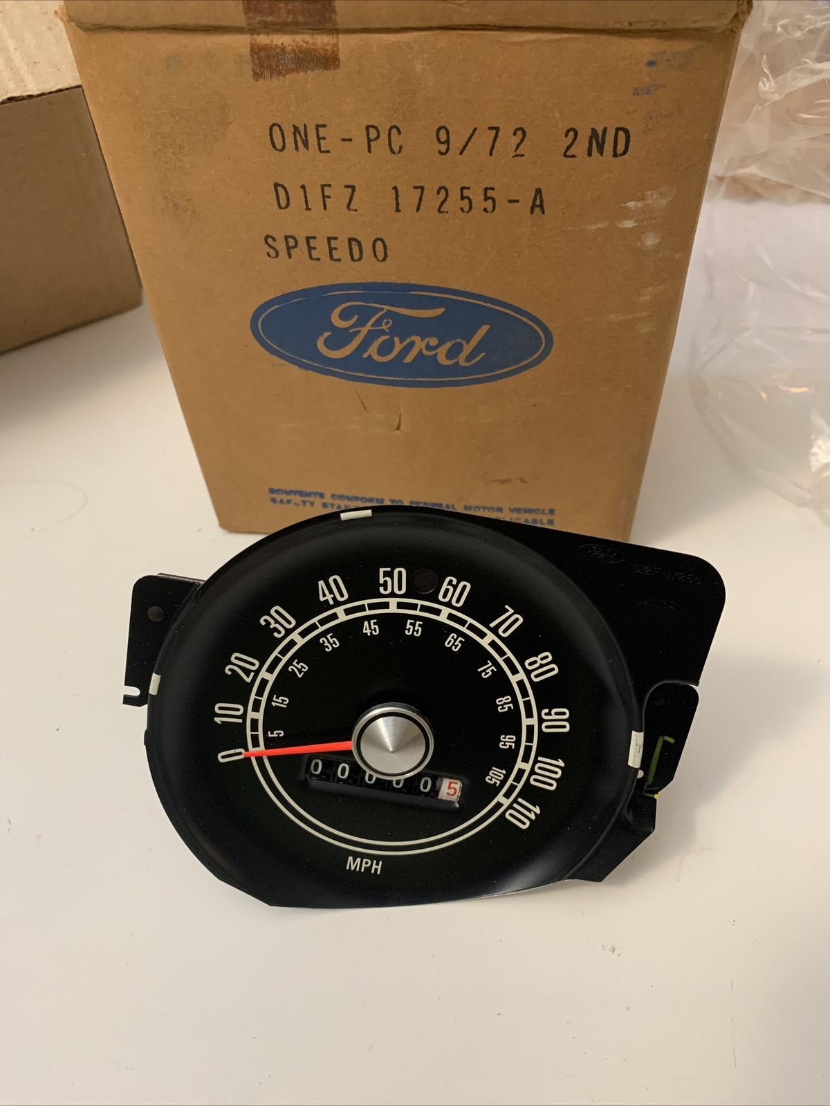 NOS Ford 1971-1974 Ford Pinto Speedometer D1FZ-17255-A | eBay