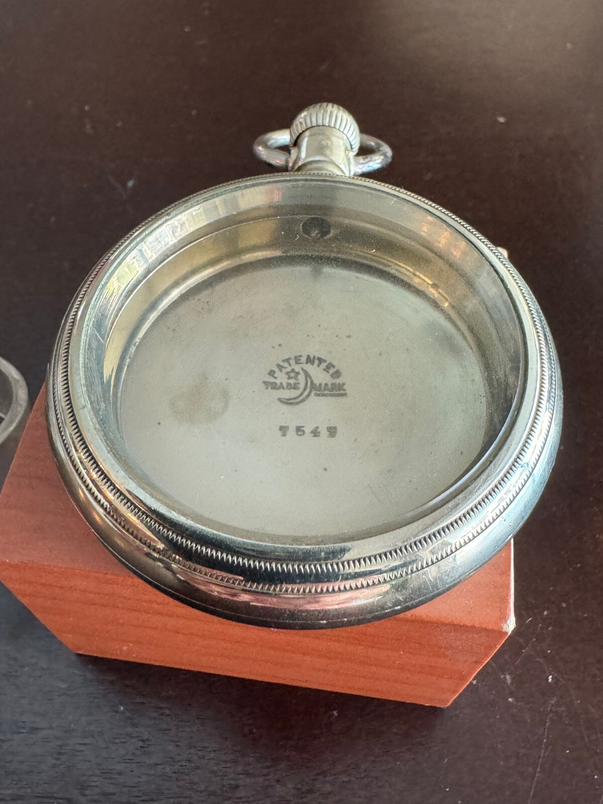 VINTAGE EARLY 18 SIZE CRESCENT POCKET WATCH CASE, PENDANT & LEVER SET ...