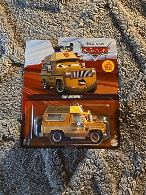 New 2024 Disney Pixar Cars Tony Motorfelt Metal | eBay