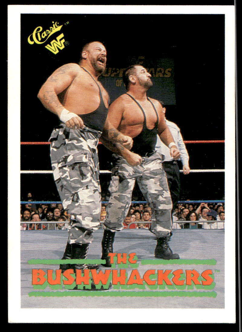 The Bushwhackers 1990 Classic WWF #116 Wrestling Card | eBay