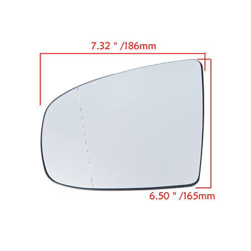 FIT FOR BMW E70 X5 2007-13 LEFT Driver SIDE HEATED REAR VIEW MIRROR ...