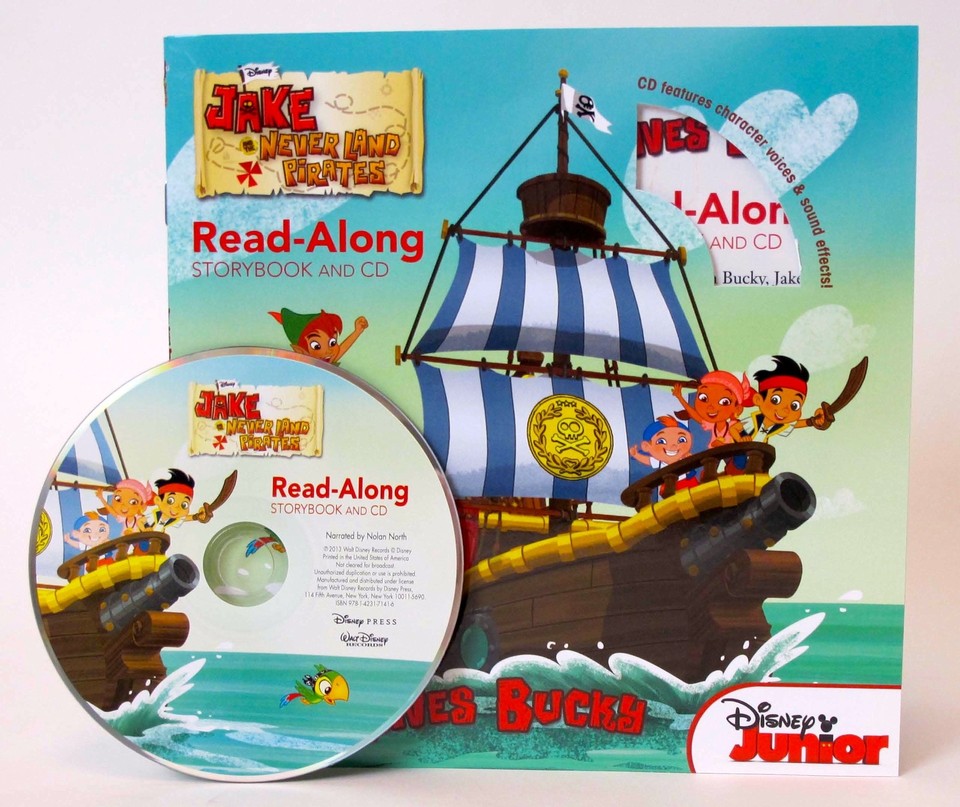 Jake and the Never Land Pirates Read-Along Storybook and CD: Jake Saves ...