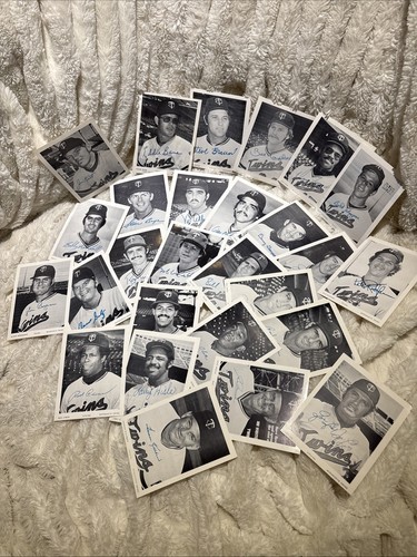 Vintage 1970’s Lot Minnesota Twins NBL Baseball 27 Promo Autographed ...