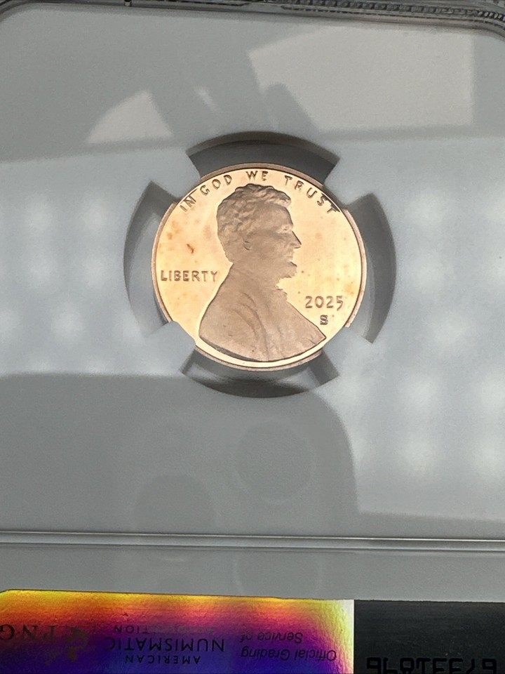 2025 S Lincoln Penny NGC PF69 RD Ultra Cameo -ER Lincoln Label Last ...