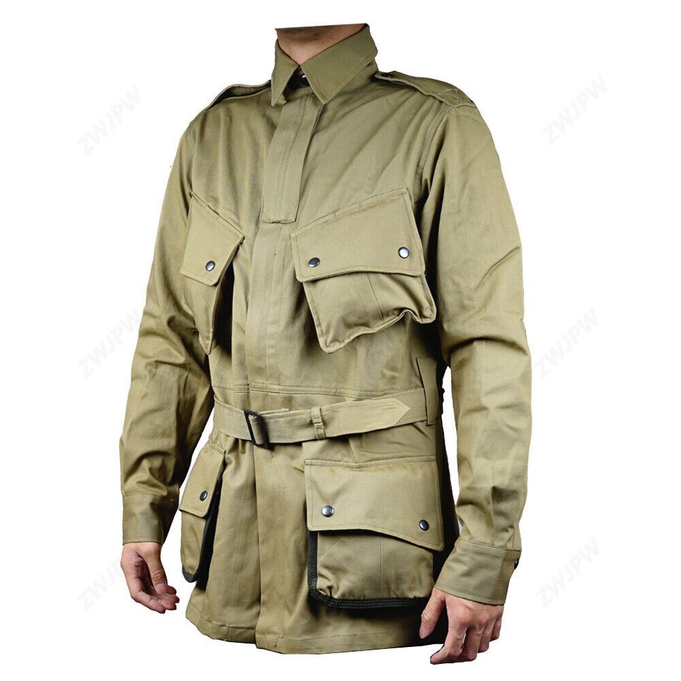 WWII US Airborne M1942 Jacket Paratrooper Repro American Army D-Day ...