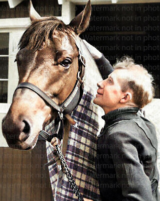 Seabiscuit Horse & Red Pollard 8x10 RARE COLOR Photo 600 | eBay
