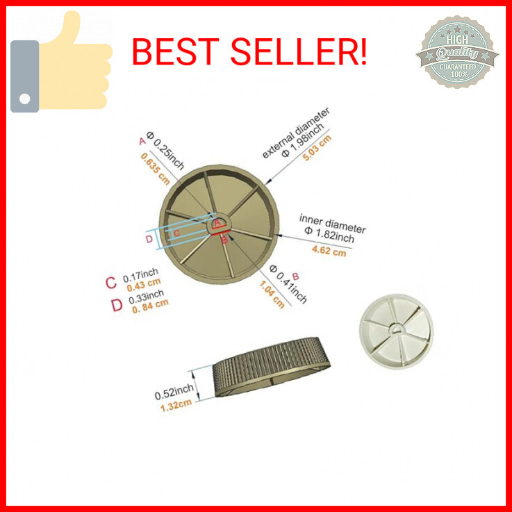 2PCS Baseboard Heater Thermostat Temperature Control Dial Knob ...