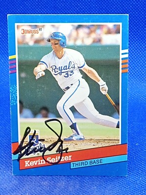 AUTOGRAPH AUTO Kevin Seitzer 1991 Donruss #73 | eBay