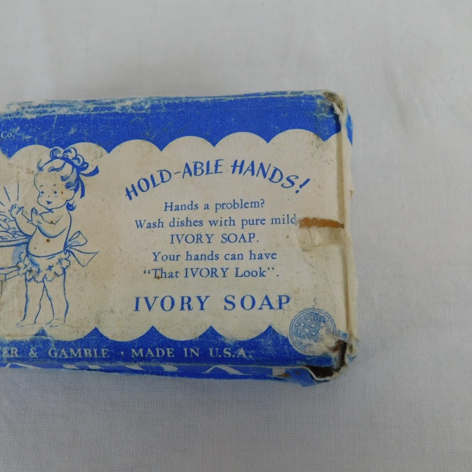Ivory Soap Bar Medium Size Vintage 1940's Proctor & Gamble New Old ...