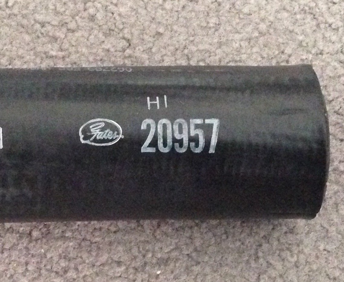Gates #20957 Molded Lower Radiator Coolant Hose. NOS. Made in USA.. | eBay