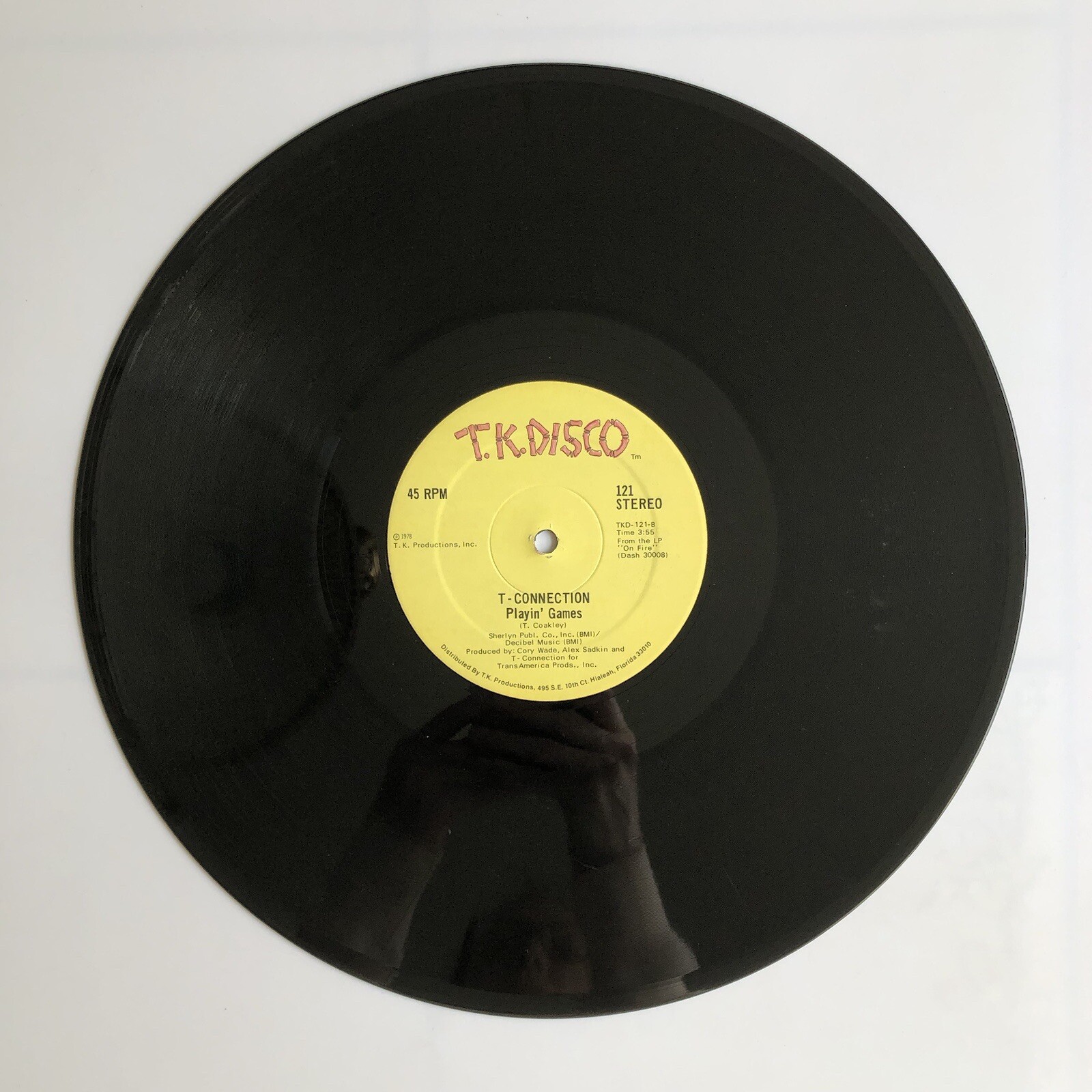 1978 Vintage TK Disco T Connection Playin Games 121 Stereo Vinyl 12” | eBay