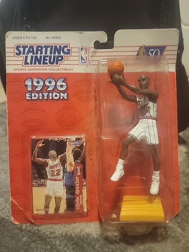 1996 Starting Lineup Clyde Drexler Houston Rockets Kenner NBA ...