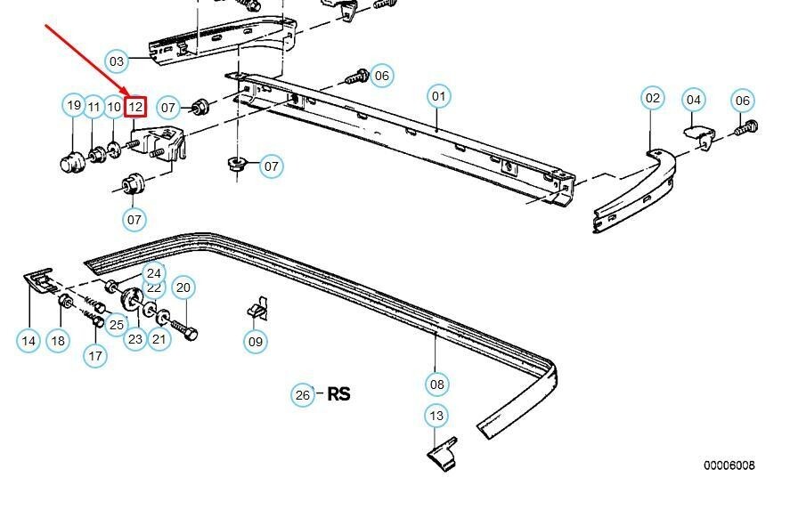 Genuine BMW E30 316 318i 320i 323i 324d 325e 325i 325ix Holder ...
