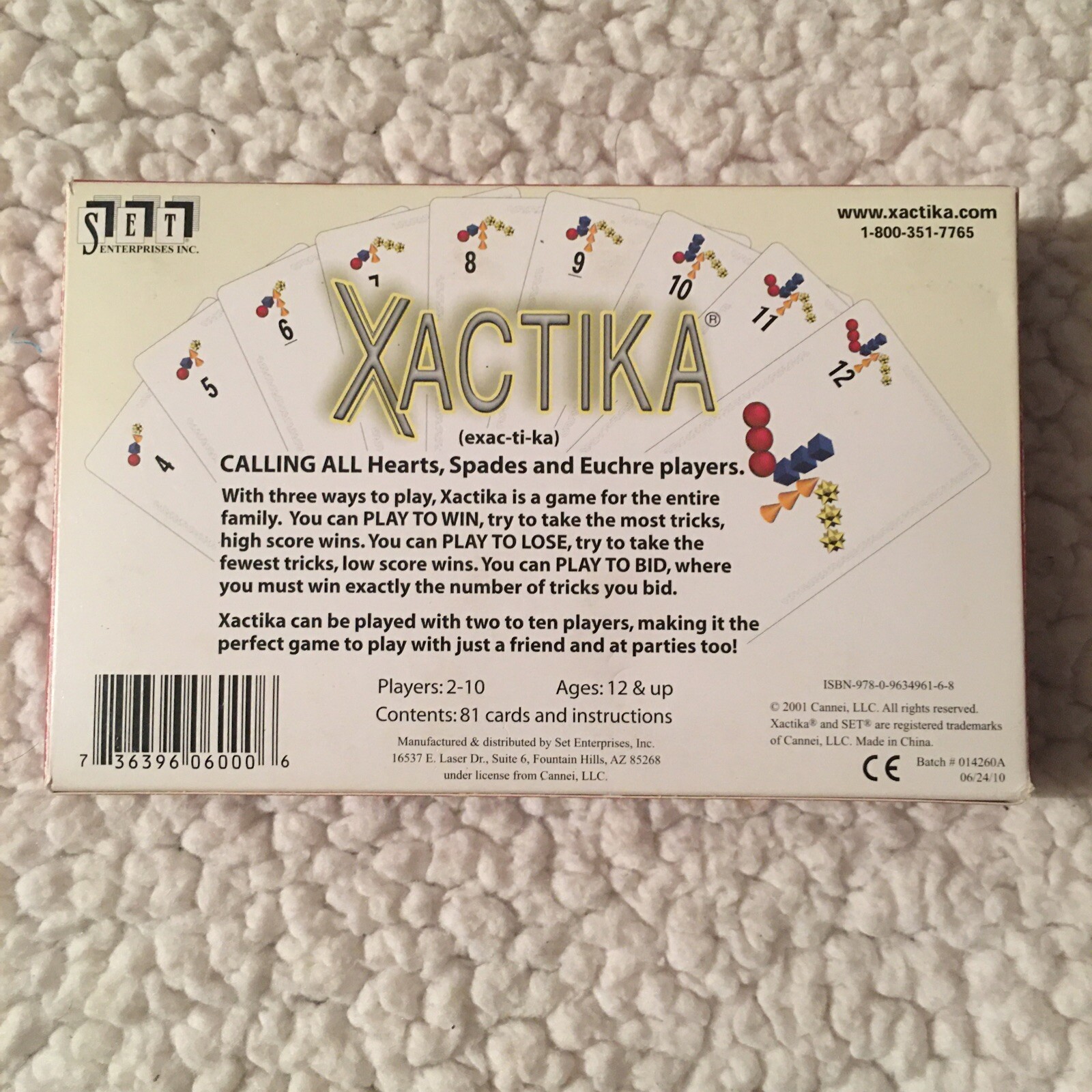 Xactika Card Game - Beware of the Last Card!! By Set Enterprises ...