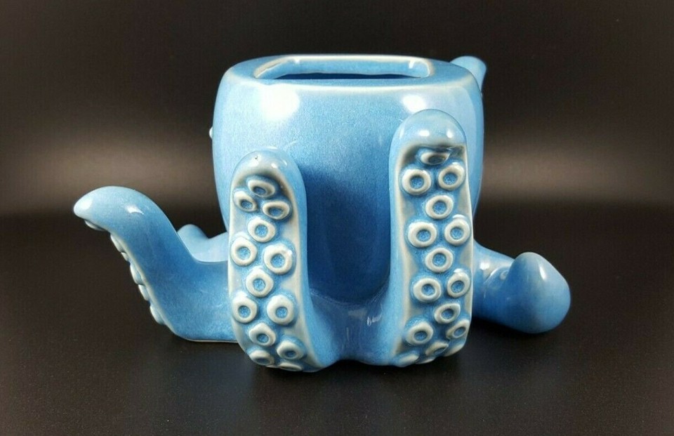Bath & Body Works Octopus Ceramic Foaming Hand Soap Holder Blue NEW | eBay