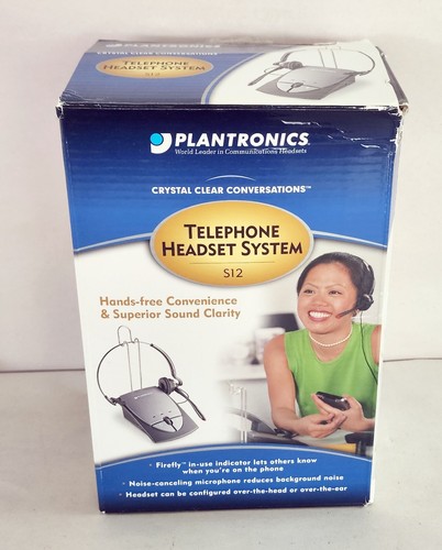Plantronics S12 Telephone Headset System Phone | eBay