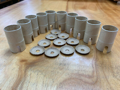 #10 Socket Shell LINERS + CAP LINERS - PUSH-THRU - STANDARD size, lamp ...