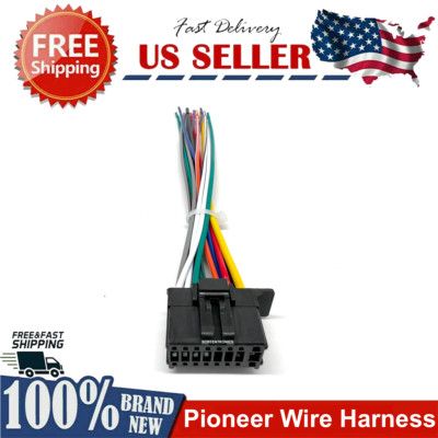New Wire Harness for PIONEER FH-S520BT FHS520BT Car Radio Replacement ...